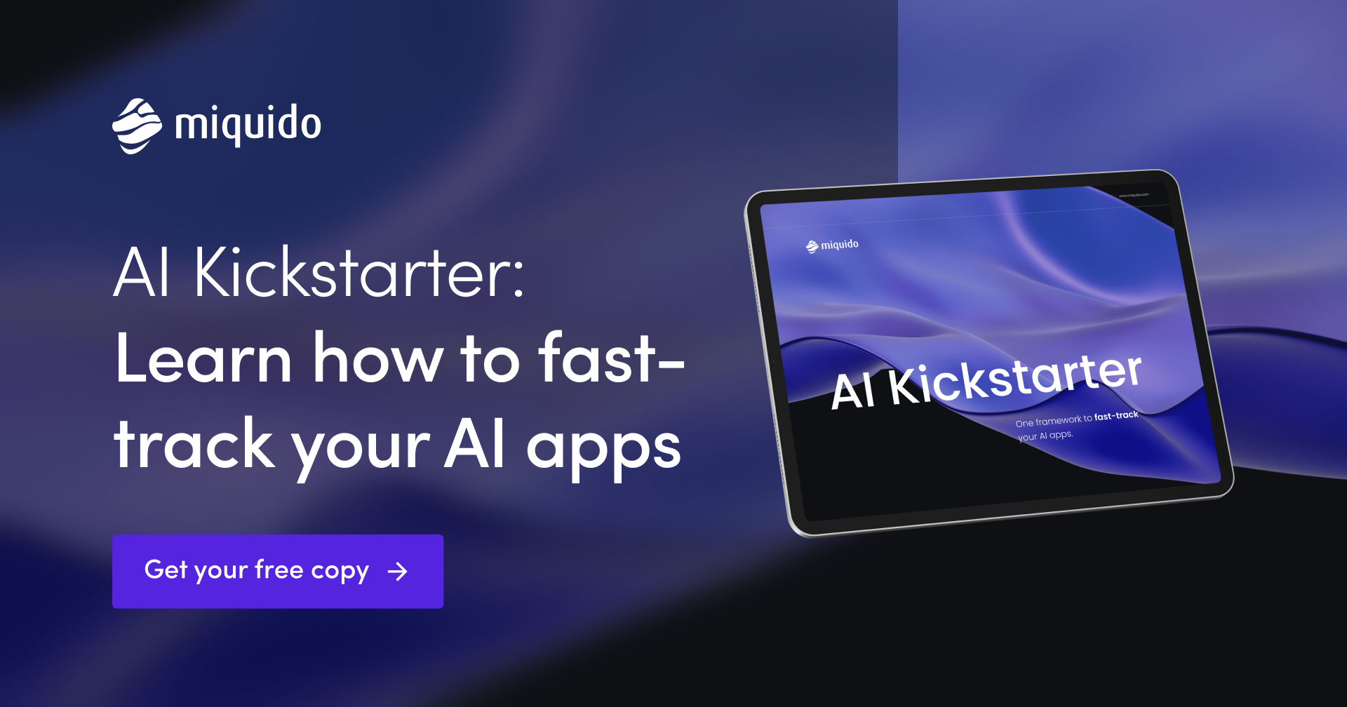 Speed Up AI App Development: AI Kickstarter Deck | Miquido